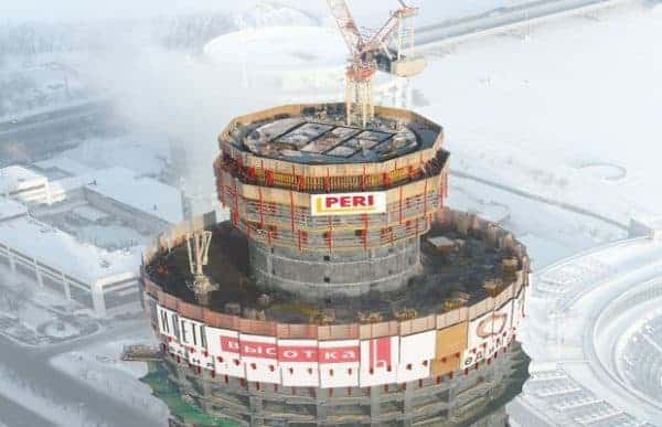 Peri provides scaffolding for ISET Tower construction in Russia ...