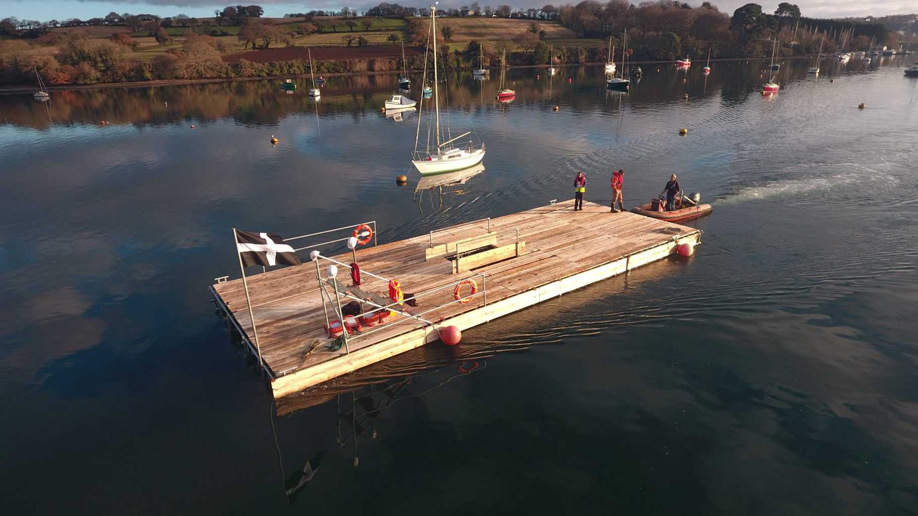 Floating scaffolding system set for UK demo tour | ScaffMag.com